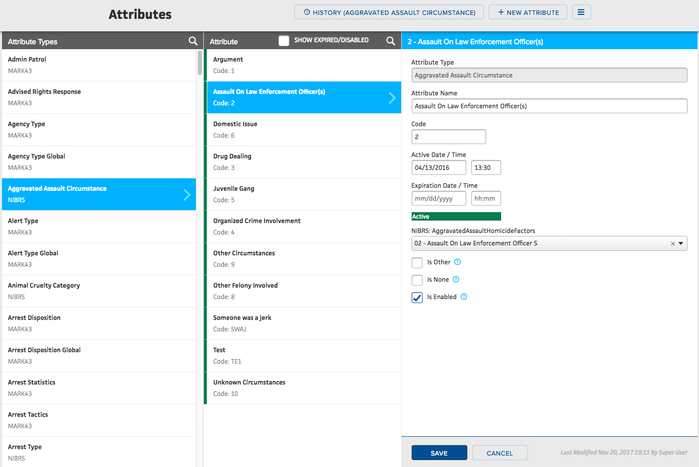 Creating a New Attribute