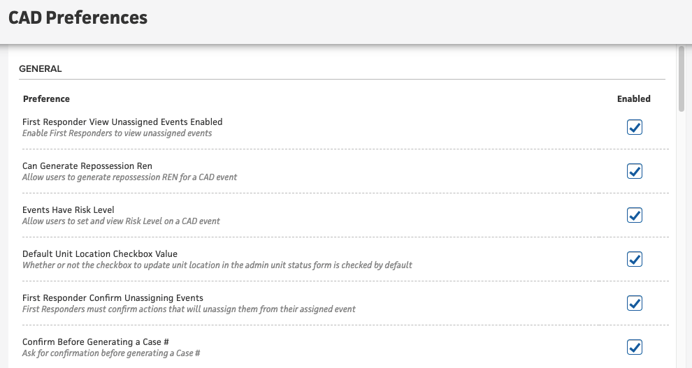 Using Abilities and CAD Preferences