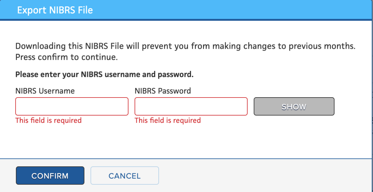 Completing a Direct Submission of NIBRS XML Data
