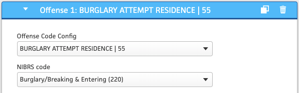 NIBRS Data Value Mapping: Offense Segment (Segment 2)