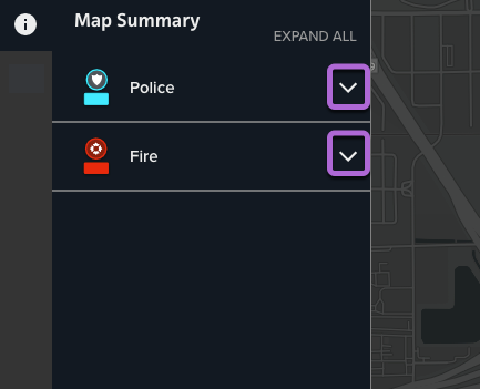 Navigating the CAD Esri Map