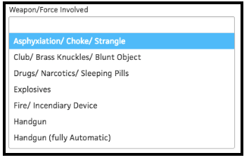 NIBRS Data Value Mapping: Offense Segment (Segment 2)