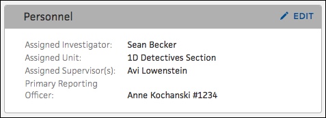 What is a Primary Reporting Officer?