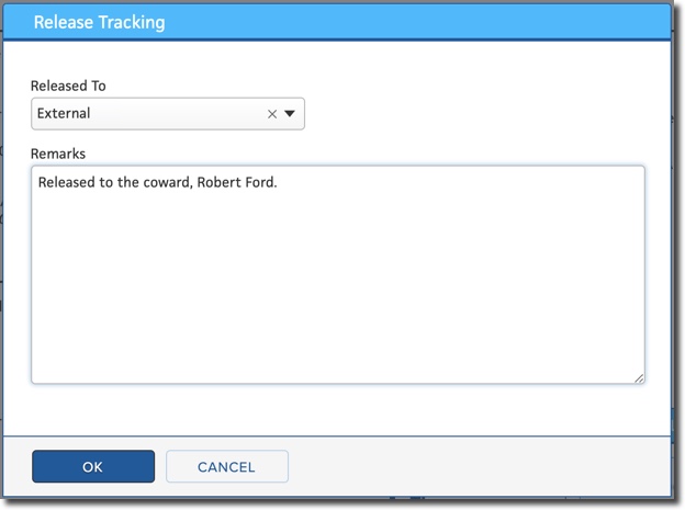 Export Release Tracking