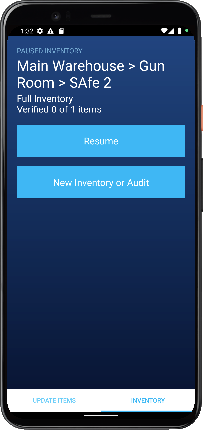 Evidence Mobile: Conducting an Inventory & Audit
